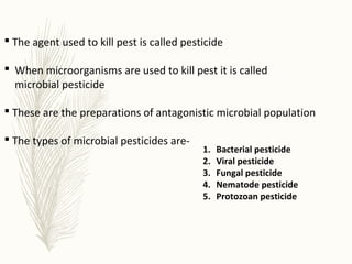Microbial pest control ppt | PPT