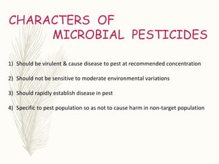 Microbial pest control ppt | PPT