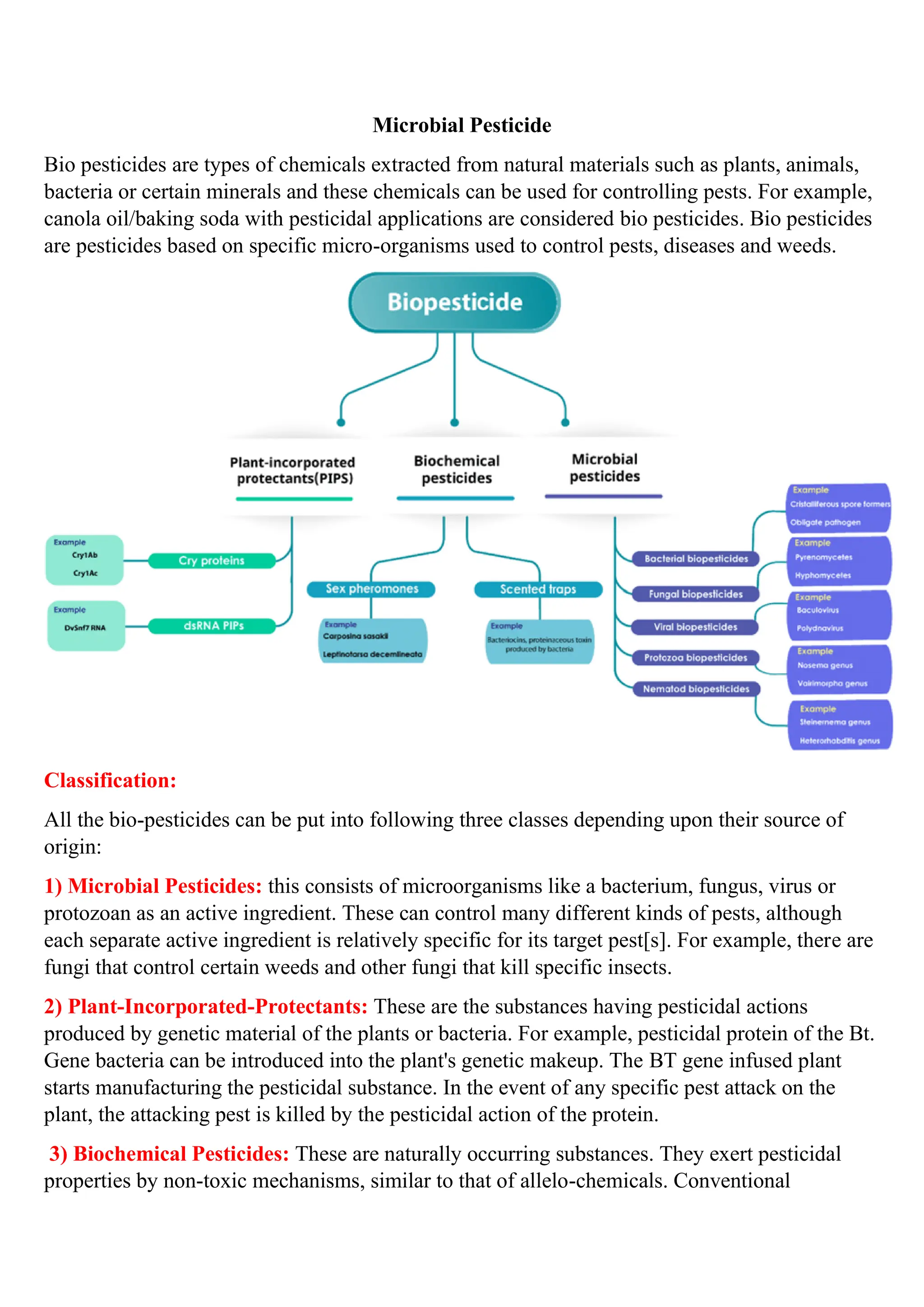 Microbial pesticide.Microbial pesticides consist of a microorganism (e ...