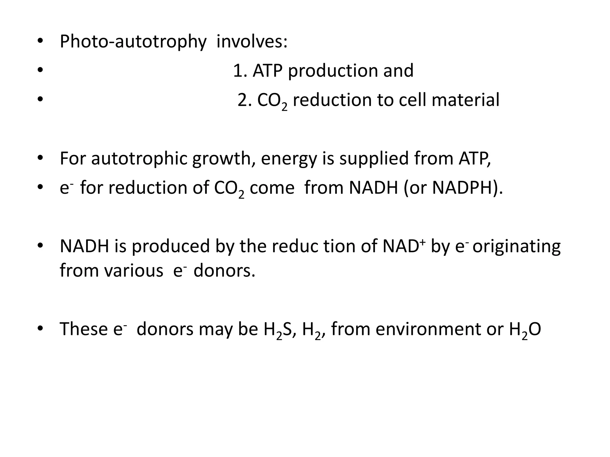 Phototrophy, chemotrophy and autotrophy in prokaryotes | PPT