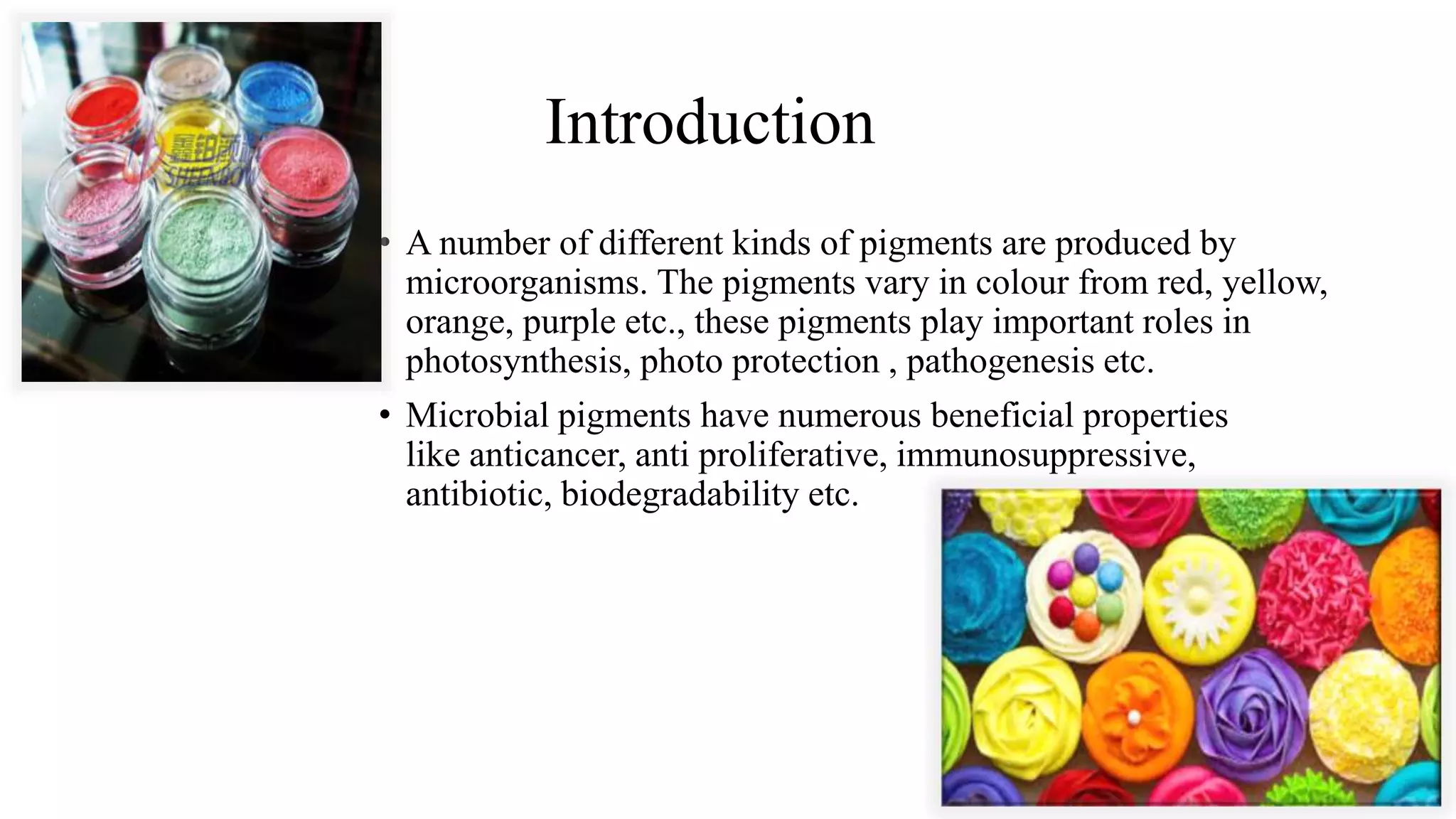 Microbial pigments | PPTX