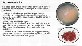 Microbial pigments | PPTX