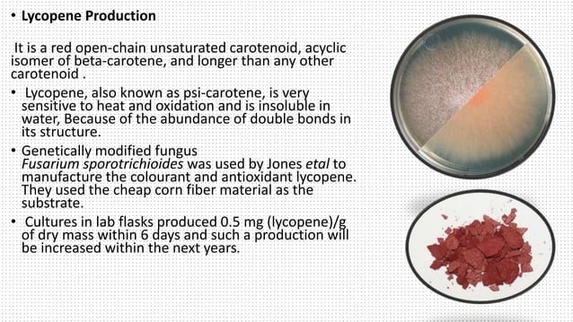 Microbial pigments | PPTX | Chemistry | Science