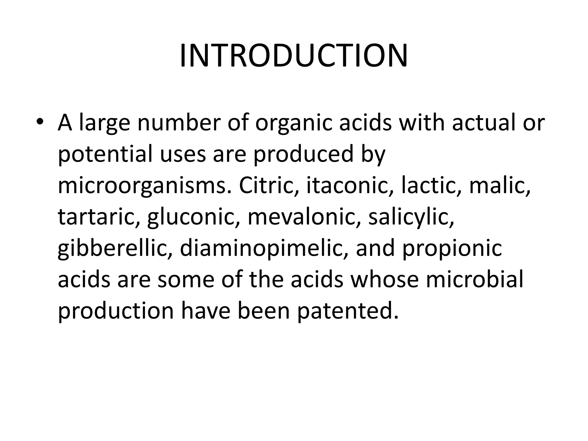 Microbial production of Organic acids.pptx