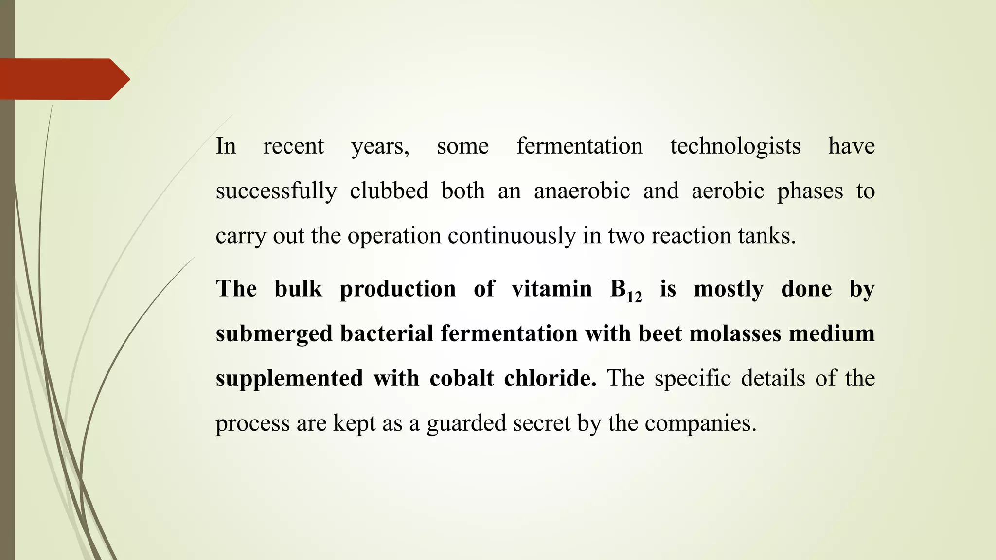 Microbial production of vitamin b12 | PPTX