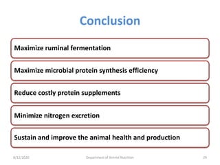 Microbial protein efficiency | PPT