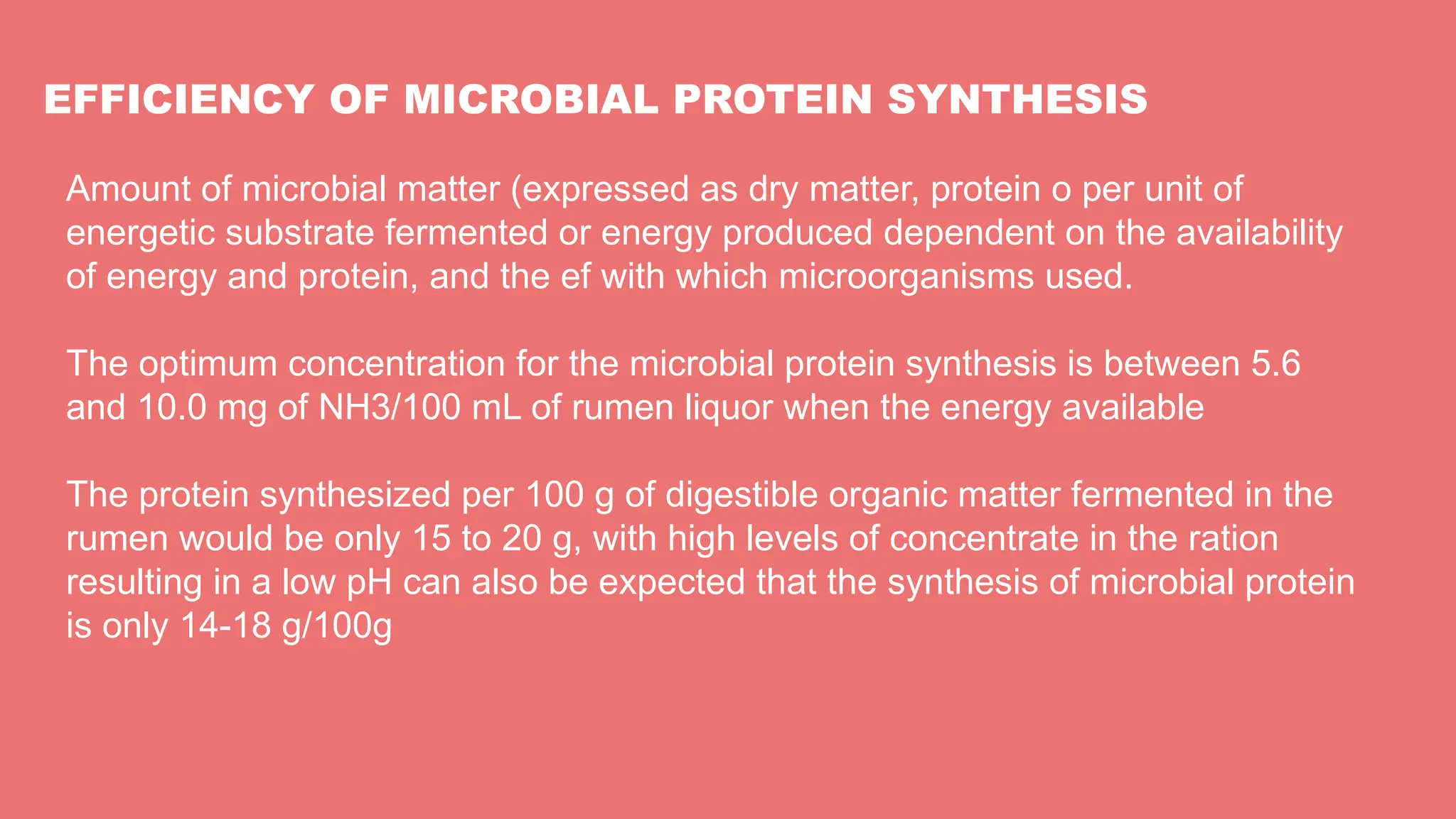 Microbial Protein synthesis in Ruminants | PPTX