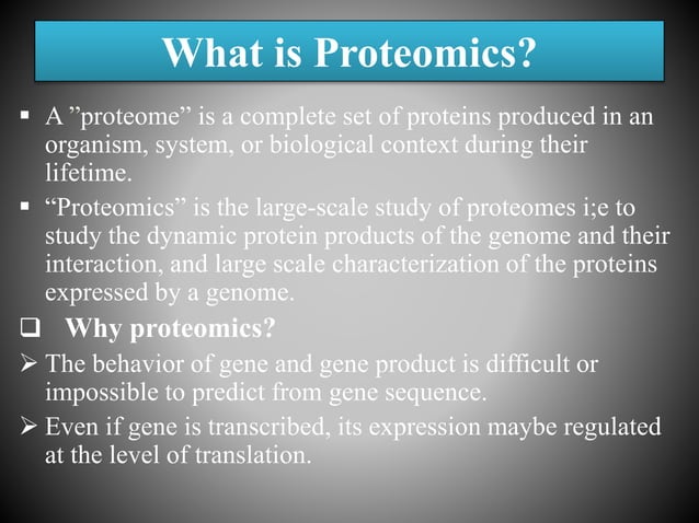Microbial proteomics in biotechnology | PPT