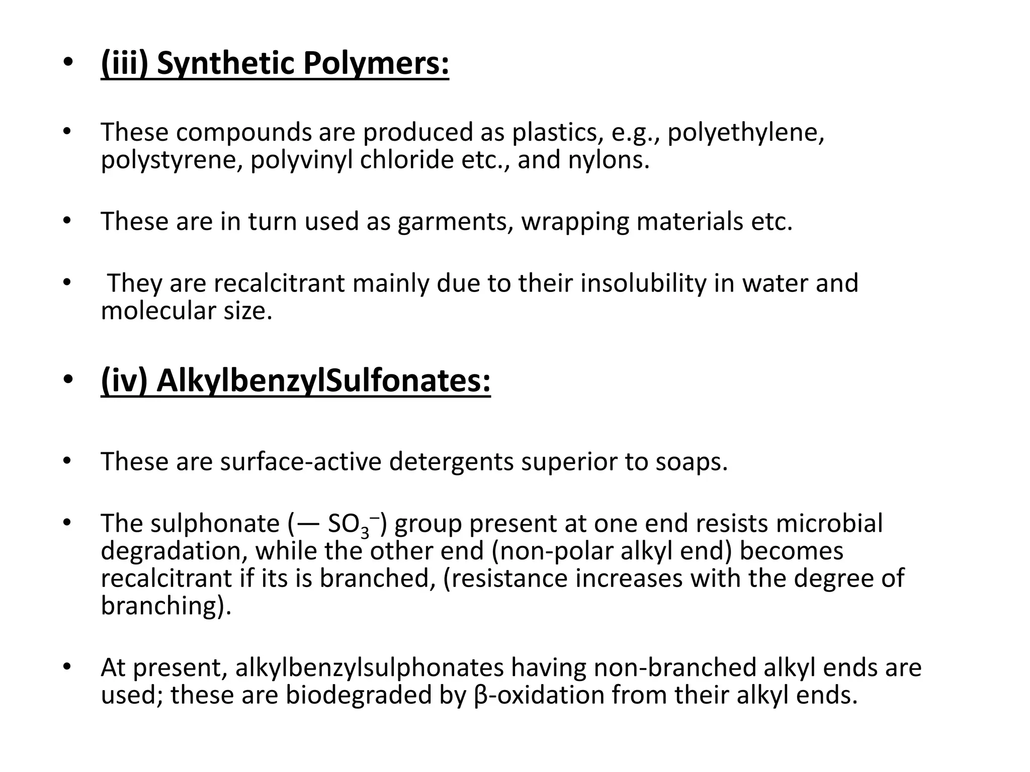 Environmental Microbiology: Microbial degradation of recalcitrant ...