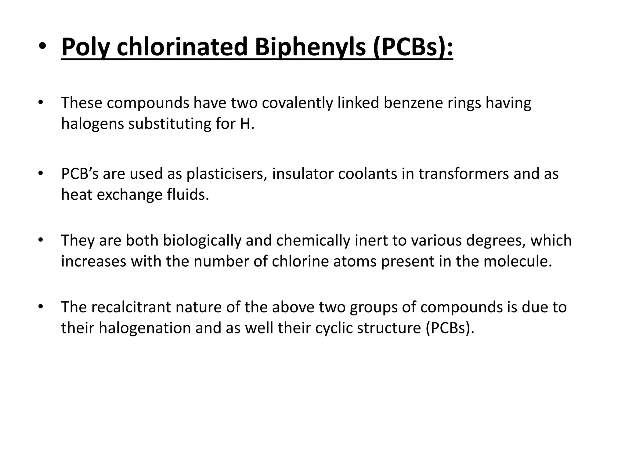 Environmental Microbiology: Microbial degradation of recalcitrant ...