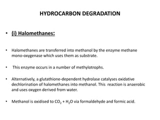 Environmental Microbiology: Microbial degradation of recalcitrant ...