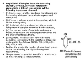 Environmental Microbiology: Microbial degradation of recalcitrant ...