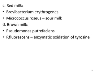 Microbial spoilage in foods | PPTX