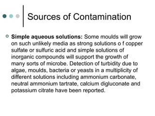 Microbiological Contamination And Preservation Of Pharmaceutical ...