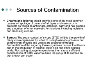 Microbiological Contamination And Preservation Of Pharmaceutical ...