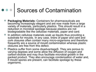 Microbiological Contamination And Preservation Of Pharmaceutical ...