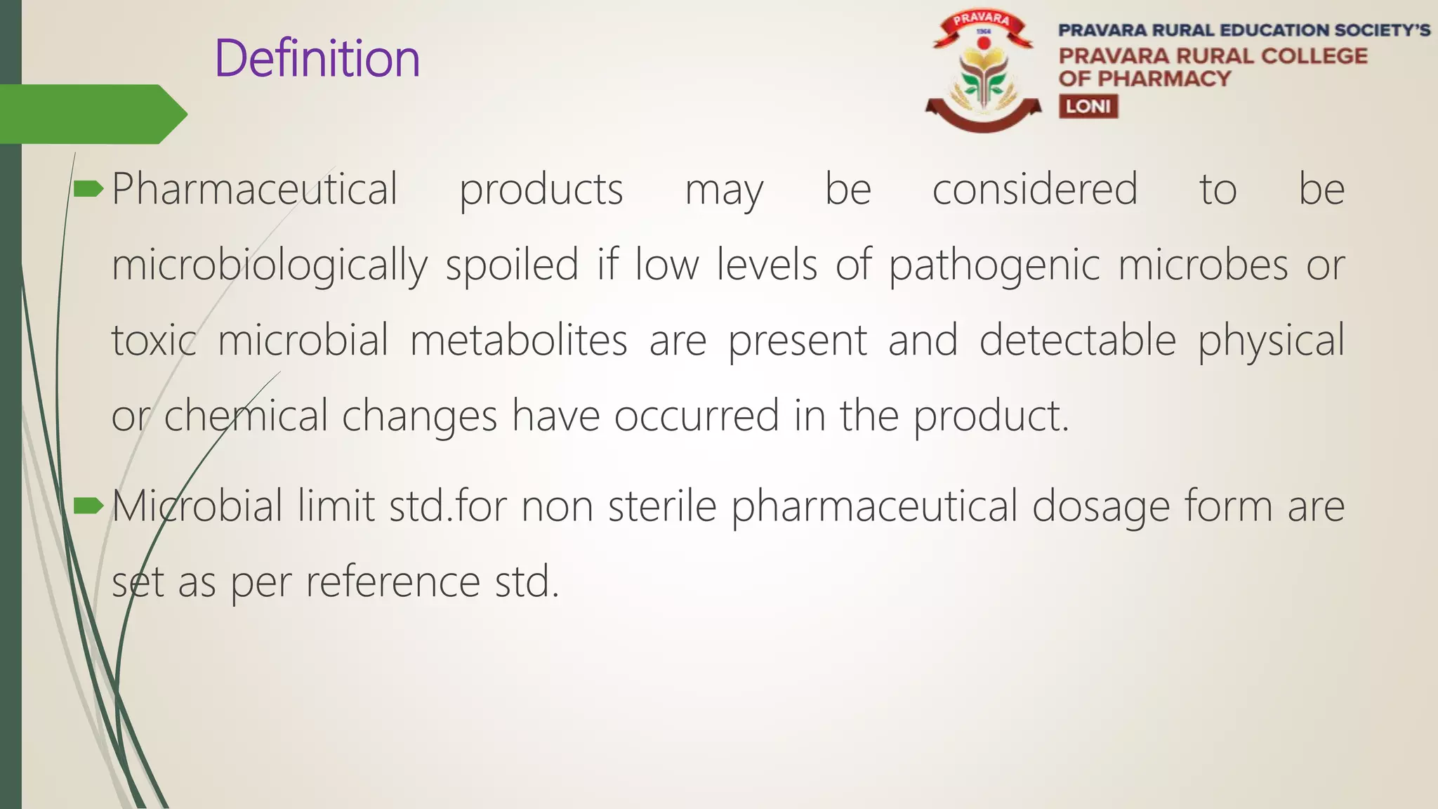 Microbial spoilage-by S.D.Mankar types, sources of contamination ...