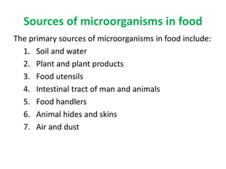 Food Contamination and Microbial spoilage | PPTX