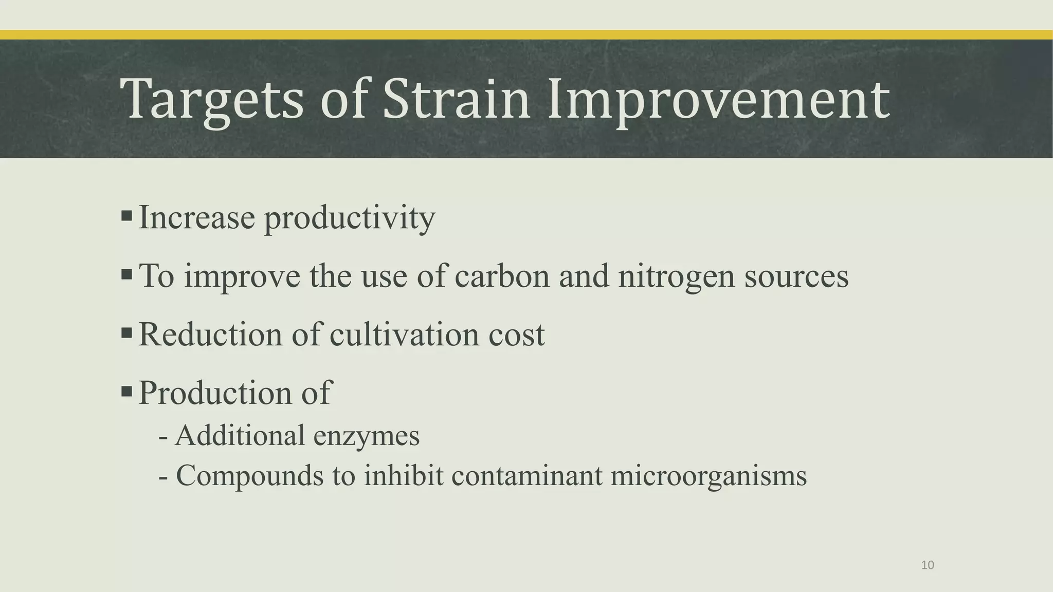 Microbial strain selection.. | PPTX