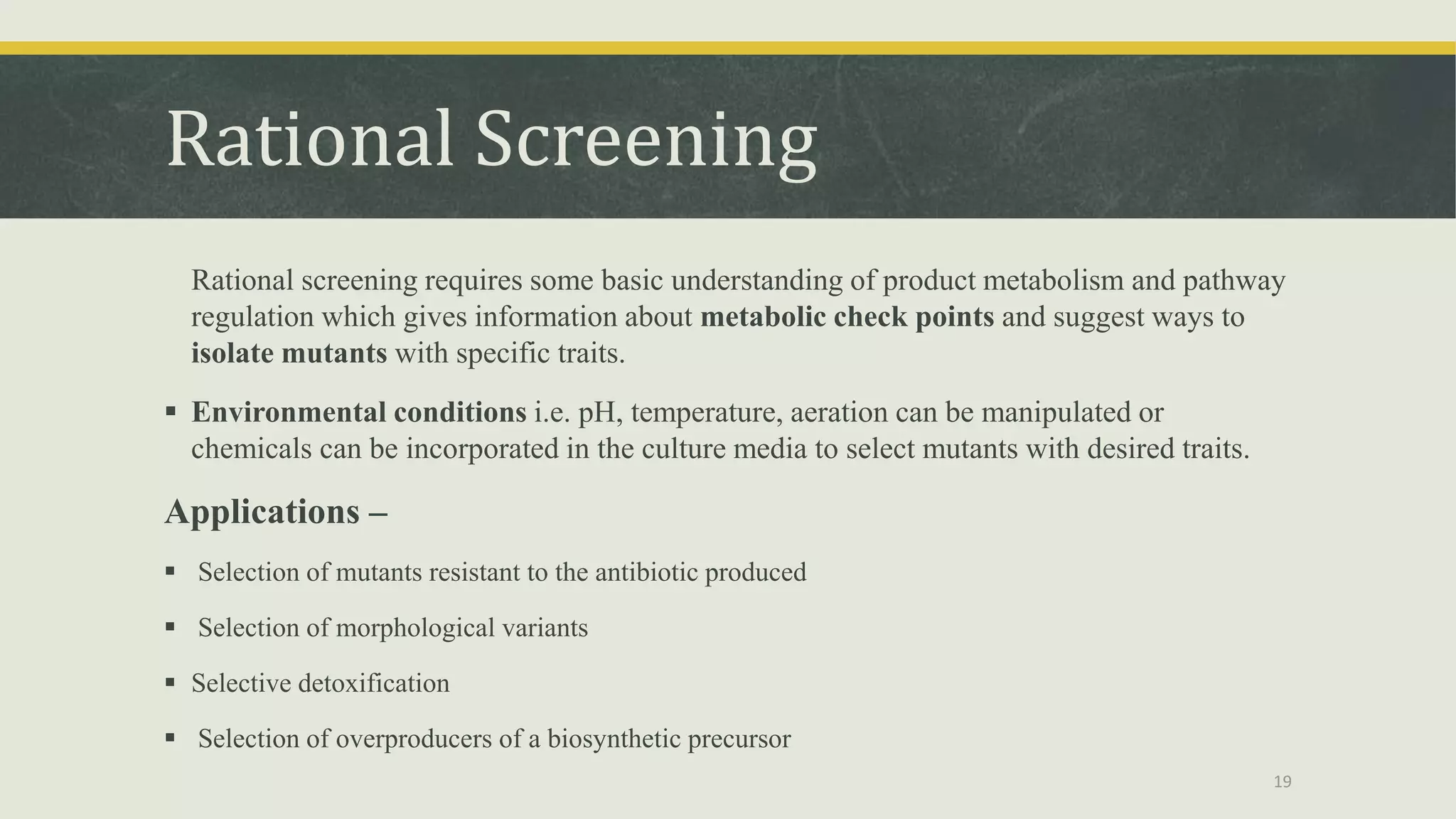 Microbial strain selection.. | PPTX