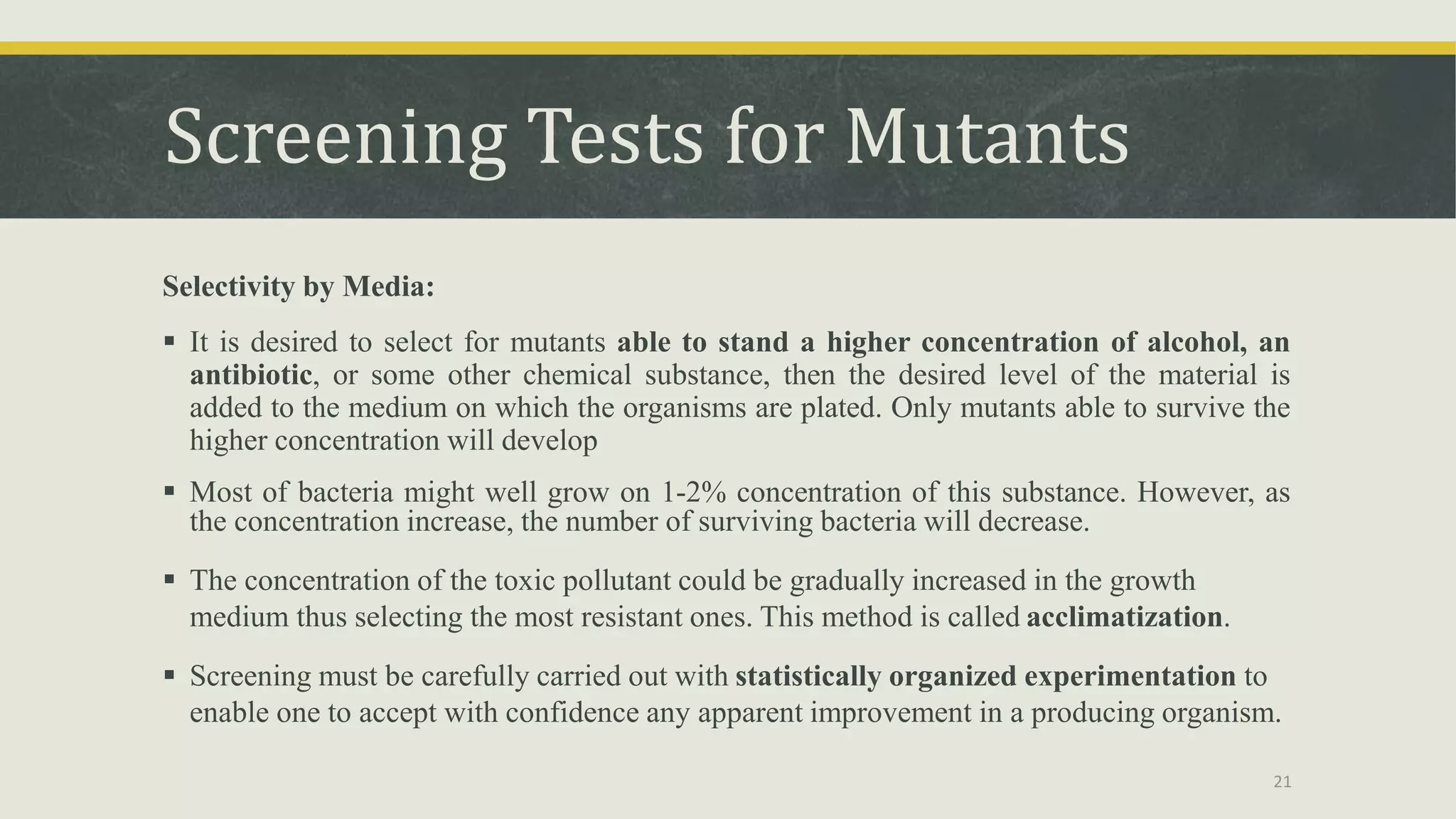 Microbial strain selection.. | PPTX