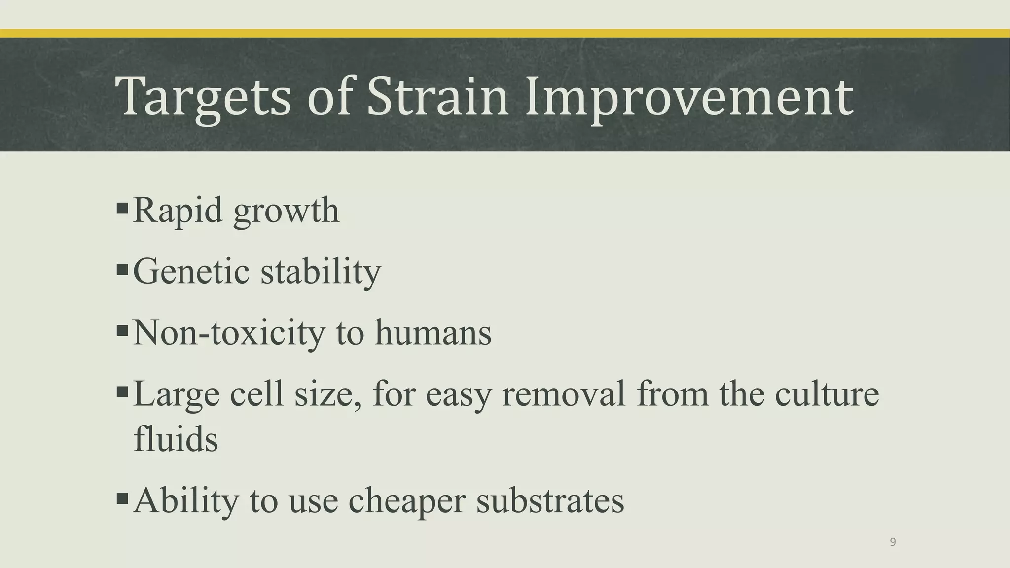 Microbial strain selection.. | PPTX