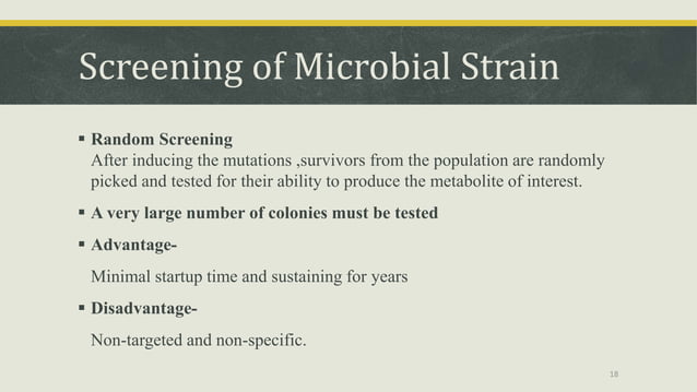 Microbial strain selection.. | PPTX