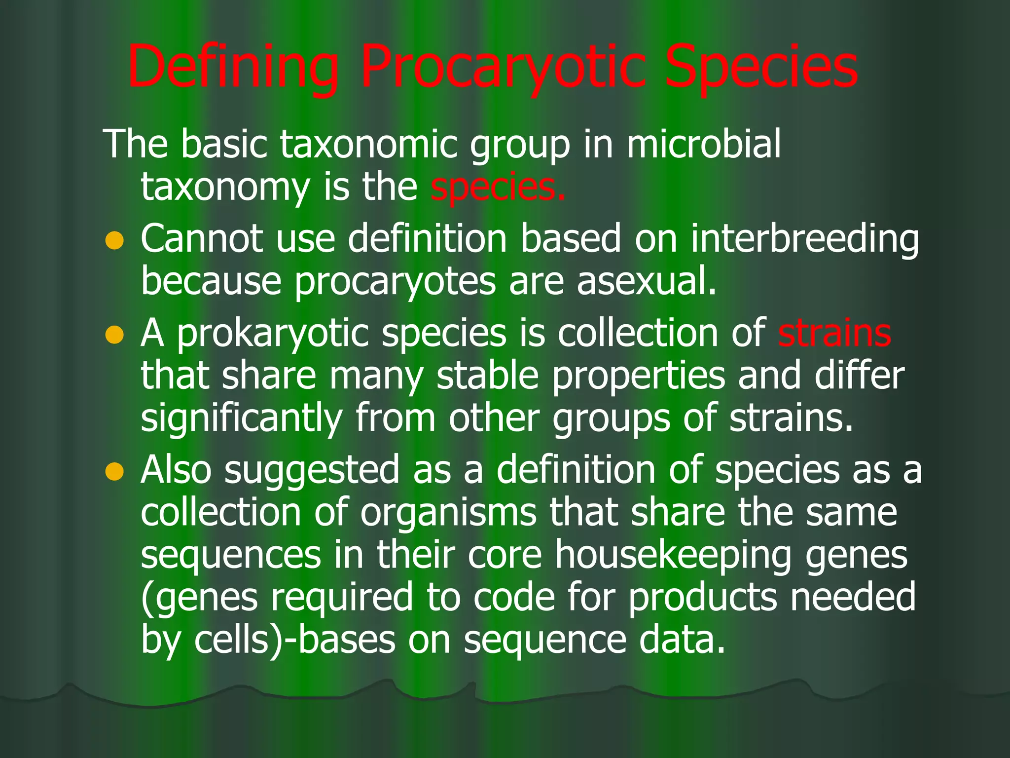 Microbial taxonomy | PDF