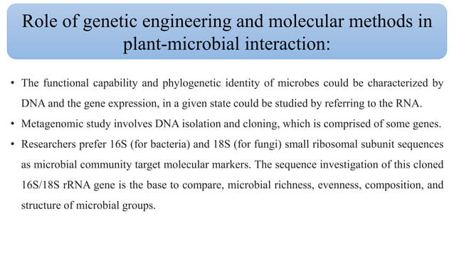 Microbial technologies Agriculture.pptx | Agriculture | Industries