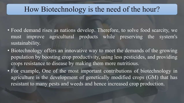 Microbial technologies Agriculture.pptx | Agriculture | Industries