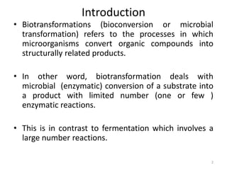Microbial transformation | PDF