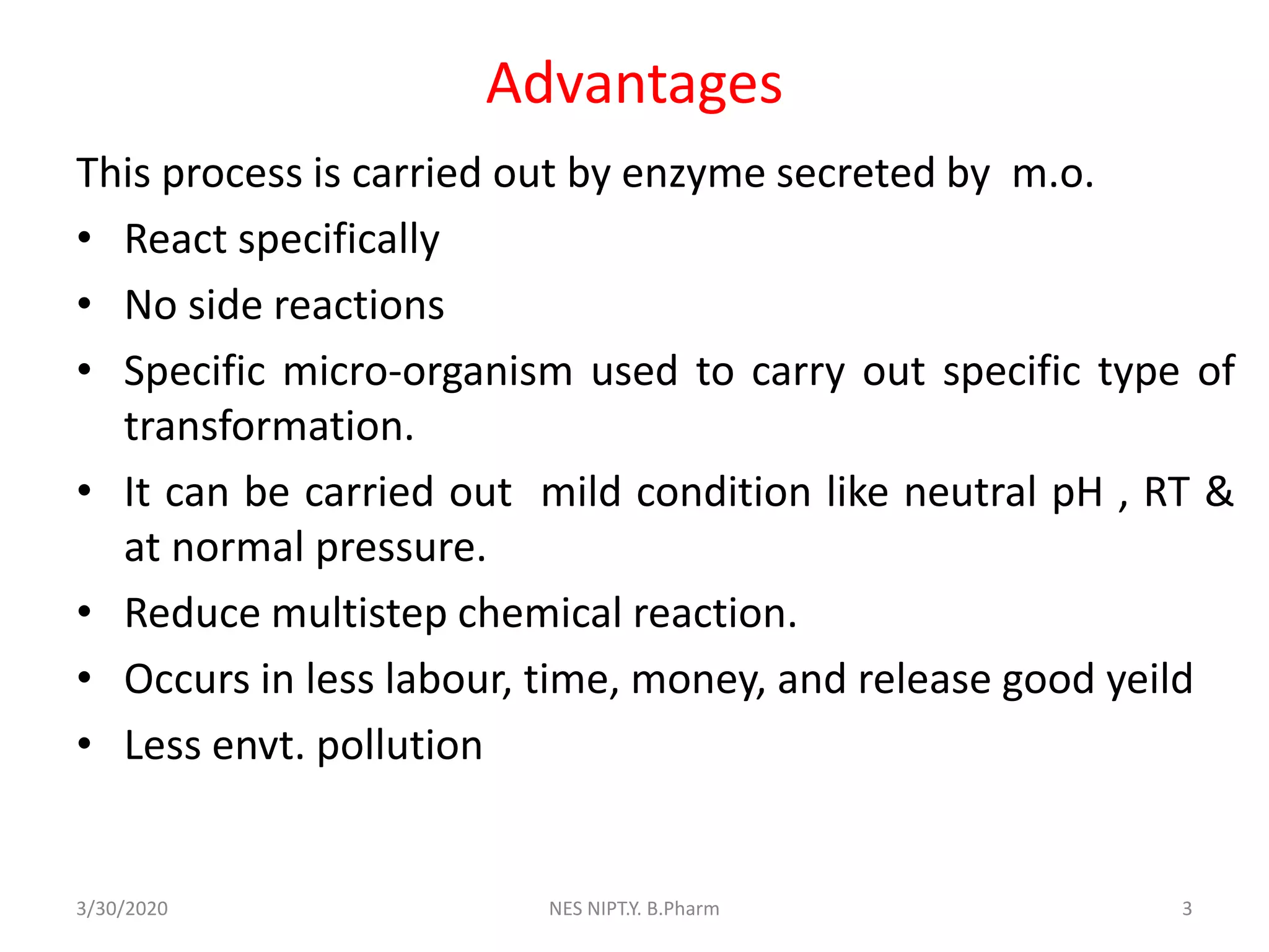 Microbial Biotransformation | PPTX