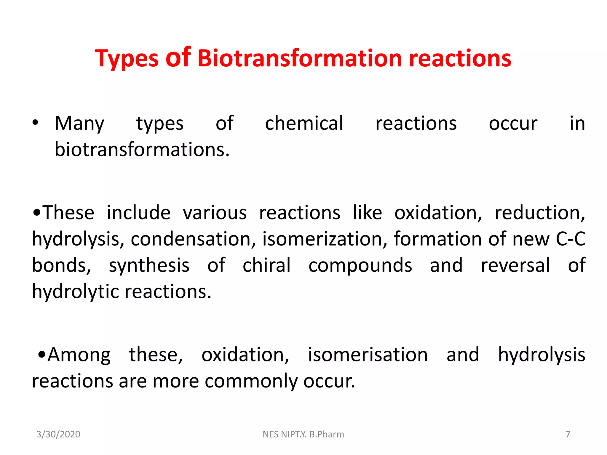 Microbial Biotransformation | PPTX