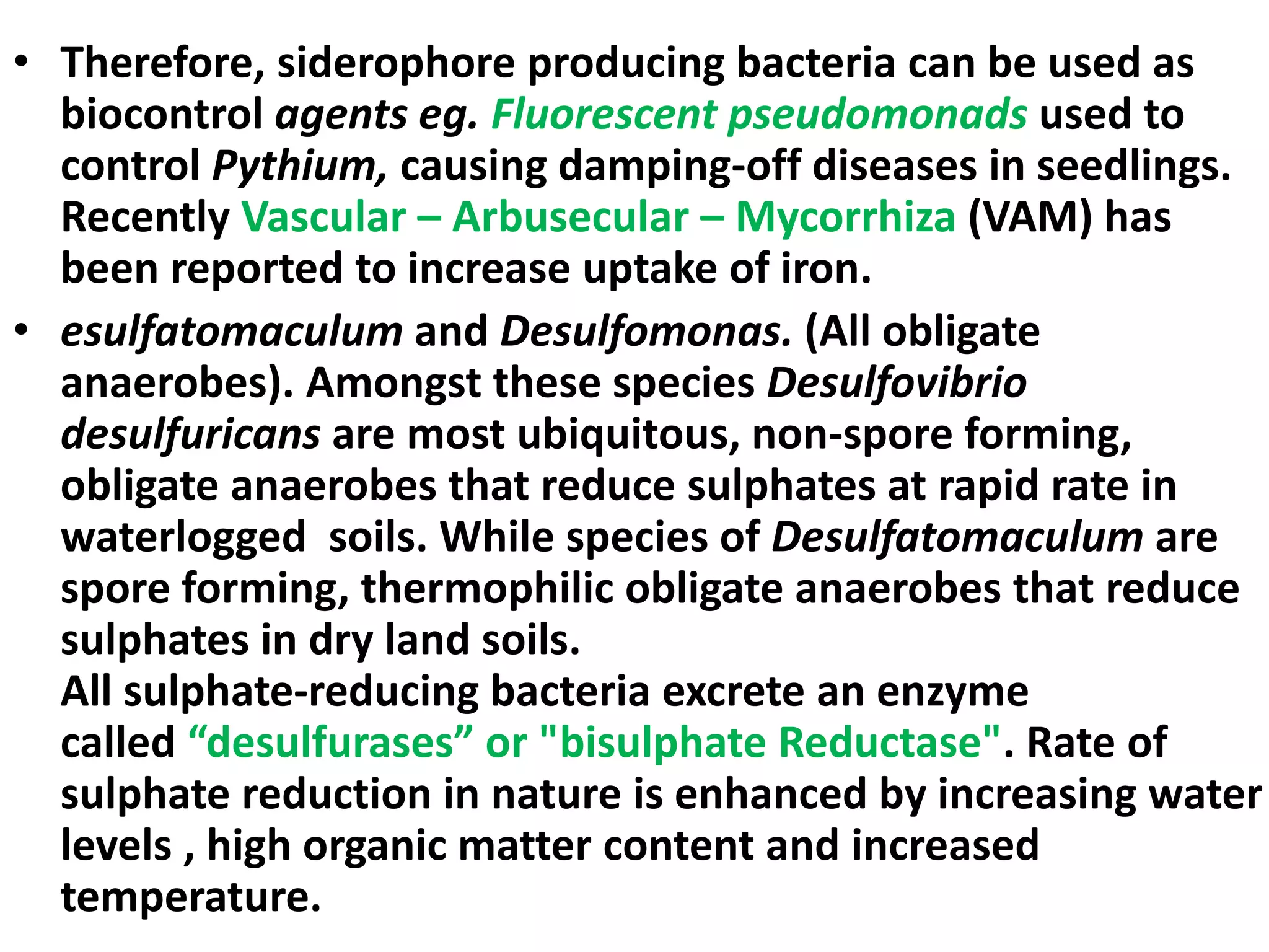 Microbial transformation of s,fe,mn. | PDF