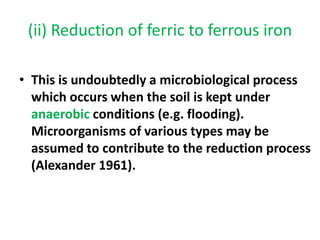 Microbial transformation of s,fe,mn. | PDF