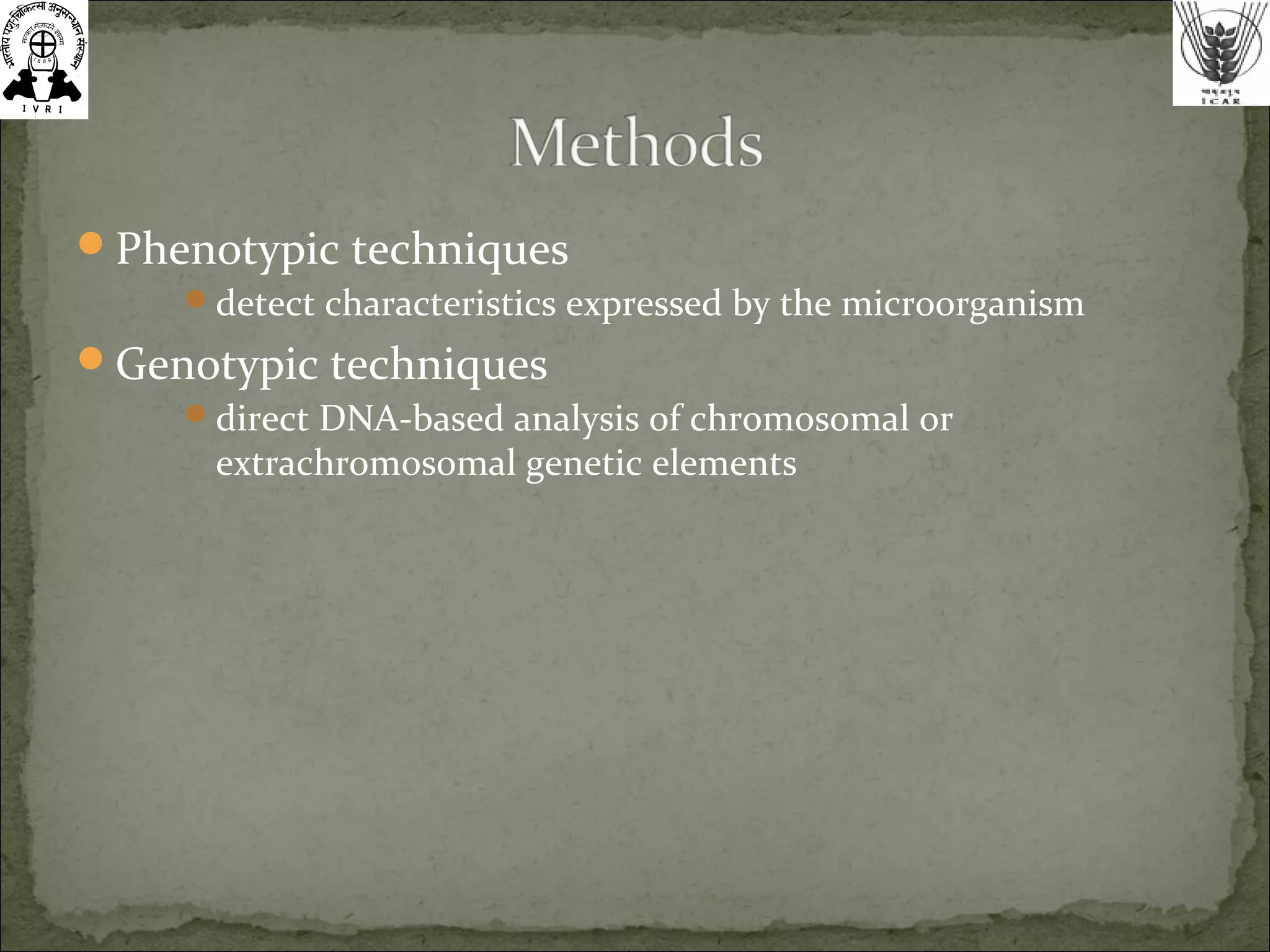 Microbial typing | PPT