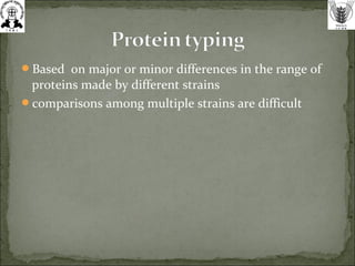 Microbial typing | PPT