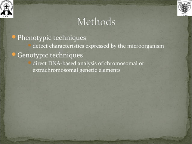 Microbial typing | PPT