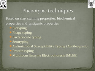 Microbial typing | PPT