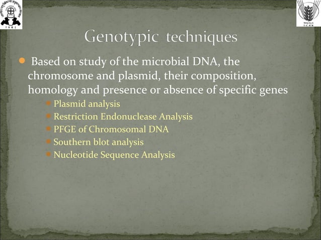 Microbial typing | PPT