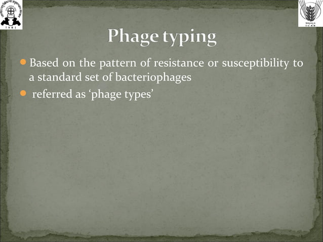 Microbial typing | PPT