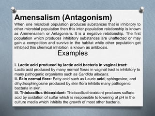 Microbial Interactrion | PPTX