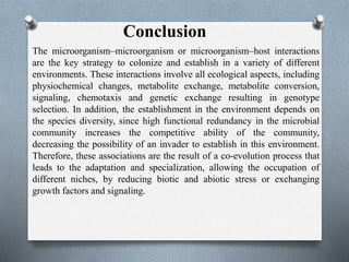 Microbial Interactrion | PPTX