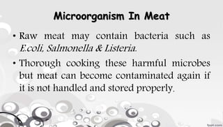 Micro organisms in foods | PPTX