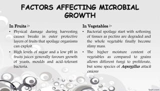 Micro organisms in foods | PPTX