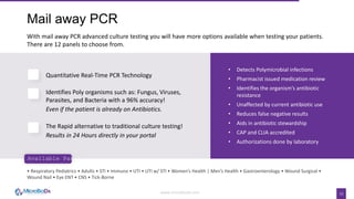 MicroBioDx - Turnkey In Office PCR Labs with UTI, RPP and More | PPT