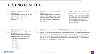 MicroBioDx - Turnkey In Office PCR Labs with UTI, RPP and More | PPT