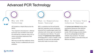 MicroBioDx - Turnkey In Office PCR Labs with UTI, RPP and More | PPT