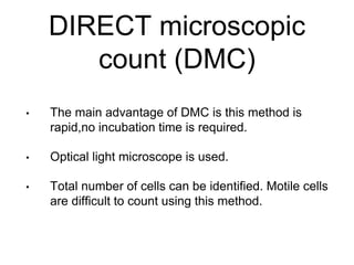 Microbial examination | PPTX