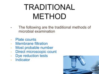 Microbial examination | PPTX